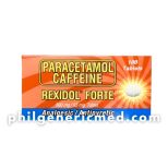 Paracetamol Caffeine REXIDOL FORTE 500mg/65mg Tablet 100's - Philippine ...