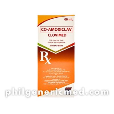 Co-Amoxiclav CLOVIMED 312.5mg per 5ml Syrup 60mL - Philippine Generic ...