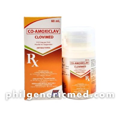 Co-Amoxiclav CLOVIMED 312.5mg per 5ml Syrup 60mL - Philippine Generic ...
