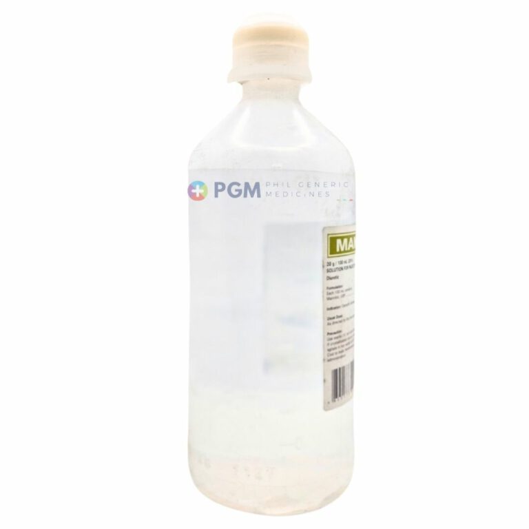 Mannitol 20g/100ml ( 20% ) Solution for Injection IV 500ml Euro-Med 1’s ...