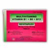 Multivitamins Vitamin B1+B6+B12 100mg/5mg/50mcg Tablet (REVITAPLEX ...