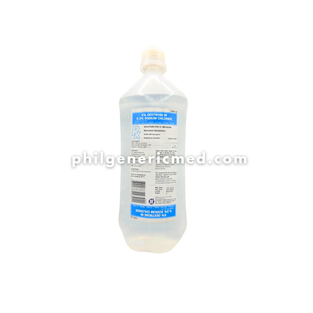 5% Dextrose In Water 500ml Solution for IV Infusion Euro-Med 1’s – Philippine Generic Medicine