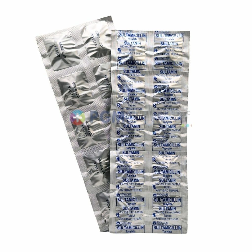 Sultamicillin Tosylate 750mg / Tablets ( SULTAMIN ) - Philippine ...