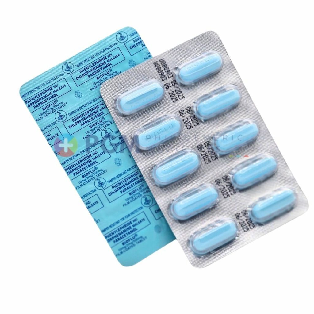 Phenylephrine HCI Chlorphenamine MALEATE Paracetamol 10mg/2mg/500mg ...