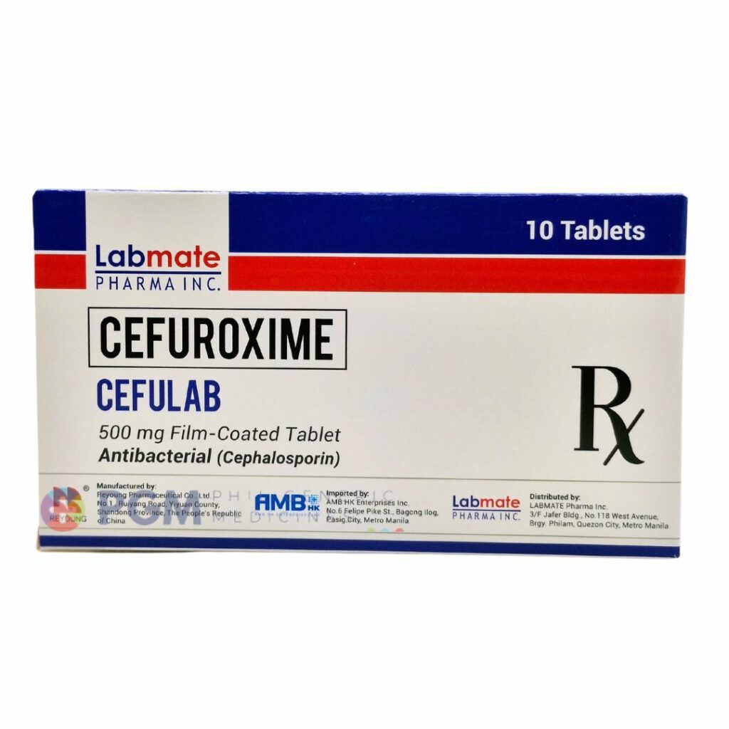 Cefuroxime 500mg Tablet ( CEFULAB ) - Philippine Generic Medicines