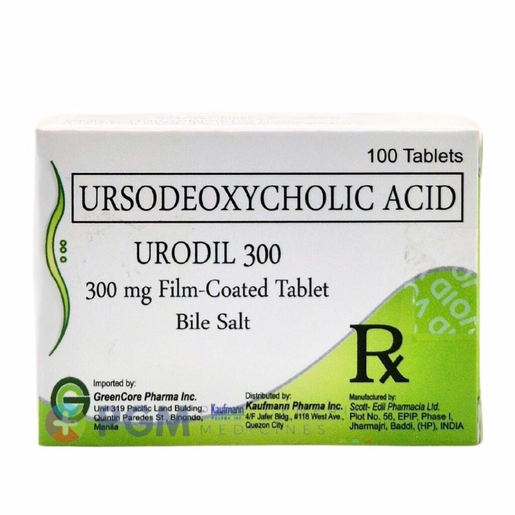 Ursodeoxycholic Acid 300mg Capsule ( URODIL 300 ) – Philippine Generic ...