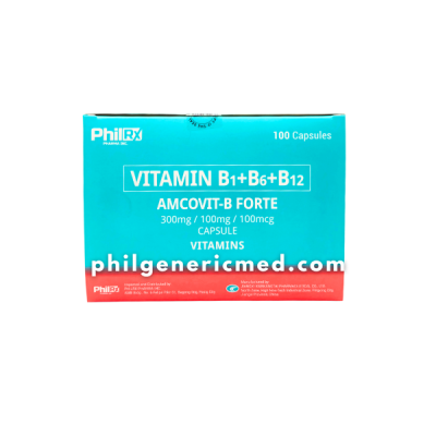 Vitamin B1+B6+B12 AMCOVIT-B FORTE 300mg/100mg/100mcg Capsule 100’s ...