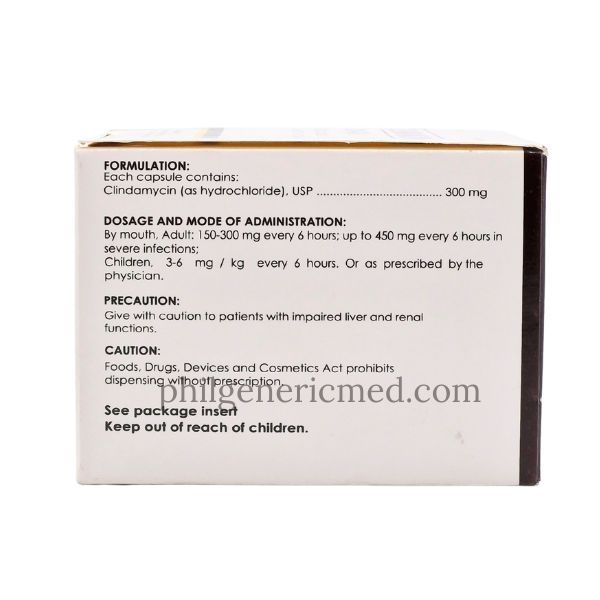Clindamycin 300mg 100's - Philippine Generic Medicines