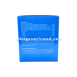 Ketoanalogues + EssAminoAcids KETOREX Tablet 100's - Philippine Generic ...