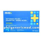 Ketoanalogues + EssAminoAcids KETOREX Tablet 100's - Philippine Generic ...