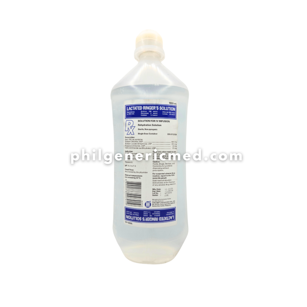 5% Dextrose In Water 500ml Solution for IV Infusion Euro-Med 1’s ...