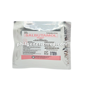 Salbutamol HIVENT 1mg/ml Ampoule 2.5ml (Euro-Med) 30’s – Philippine ...