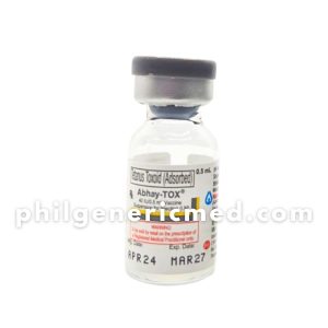 Tetanus Toxoid Adsorbed ABHAY-TOX 40IU/0.5 mL Vaccine 10’s – Philippine ...