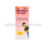 Ibuprofen DOLAN FP 100mg / 5 mL Syrup 60mL - Philippine Generic Medicines