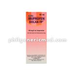 Ibuprofen DOLAN FP 100mg / 5 mL Syrup 60mL – Philippine Generic Medicines