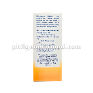 Multivitamins MULTILEM Syrup Vitamins Orange Flavor 60mL – Philippine ...