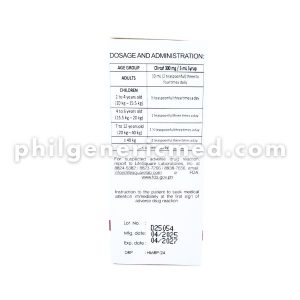 Vitex Negundo L. Lagundi Leaf CLIRCAF 60ml Syrup 300mg / 5mL ...