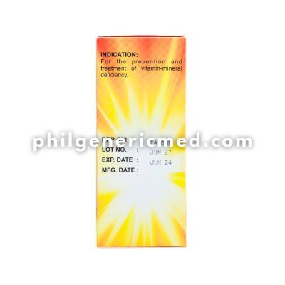 Multivitamins + Iron + Lysine APPETASON Vitamins Syrup 60mL ...