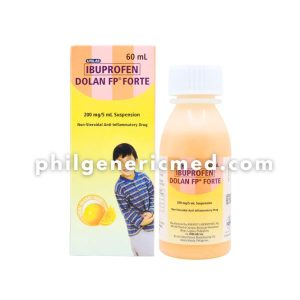 Ibuprofen DOLAN FP FORTE 200mg / 5 mL Syrup 60mL - Philippine Generic ...