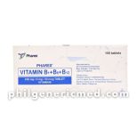 Vitamin B1 + B6 + B12 PHAREX (B-Complex) Tablet 100's - Philippine ...
