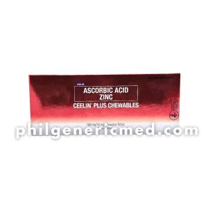 Ascorbic Acid Zinc CEELIN PLUS CHEWABLES 100mg/10mg Chewable Tablet 100 ...
