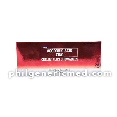 Ascorbic Acid Zinc CEELIN PLUS CHEWABLES 100mg/10mg Chewable Tablet 100 ...
