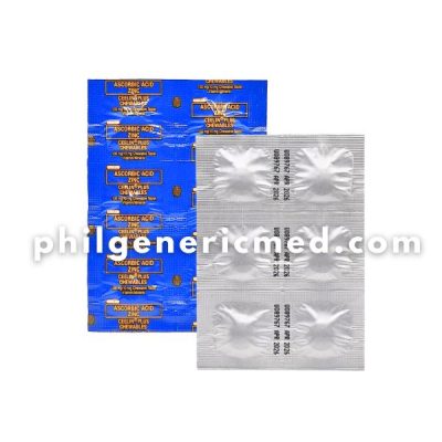 Ascorbic Acid Zinc CEELIN PLUS CHEWABLES 100mg/10mg Chewable Tablet 100 ...