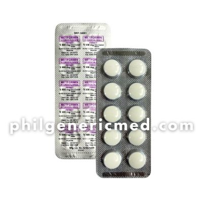Metformin Hydrochloride FORMET 500mg Film-Coated Tablet 100's ...
