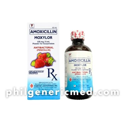 Amoxicillin MOXYLOR 125mg/5mL Powder for Suspension 60ml 1's ...