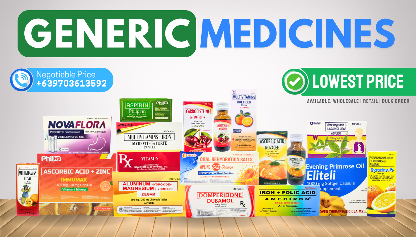 Philippine Generic Medicine – The Nation's Top Generic Meds Supplier